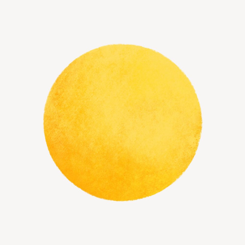 Yellow circle shape element | Premium Photo - rawpixel