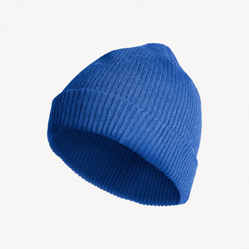 Blue beanie isolated design | Premium Photo - rawpixel