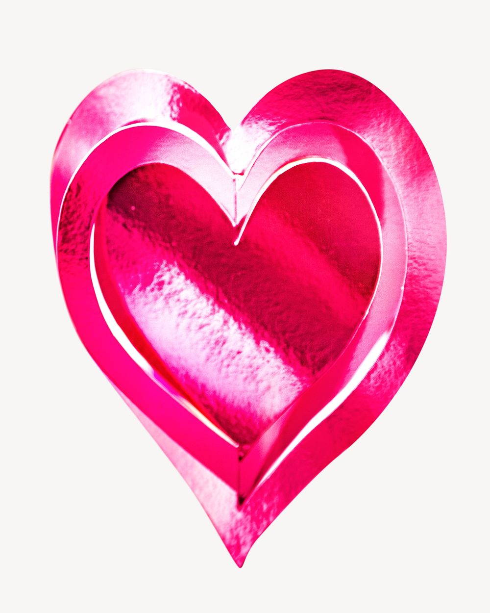 Paper heart, isolated design | Free Photo - rawpixel