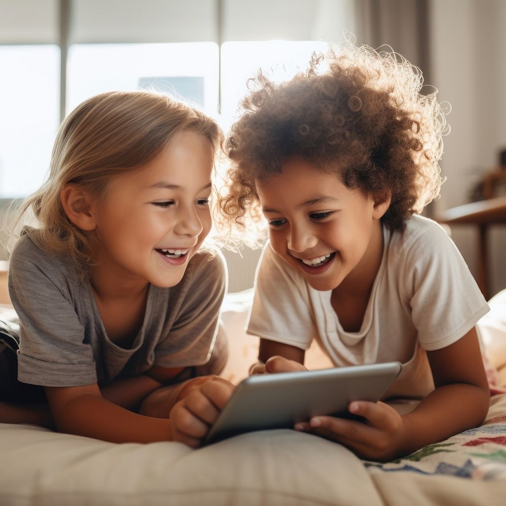 Kids child computer smiling. | Free Photo - rawpixel