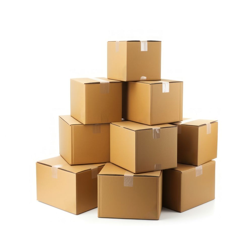 Stacked moving boxes cardboard carton | Free Photo - rawpixel