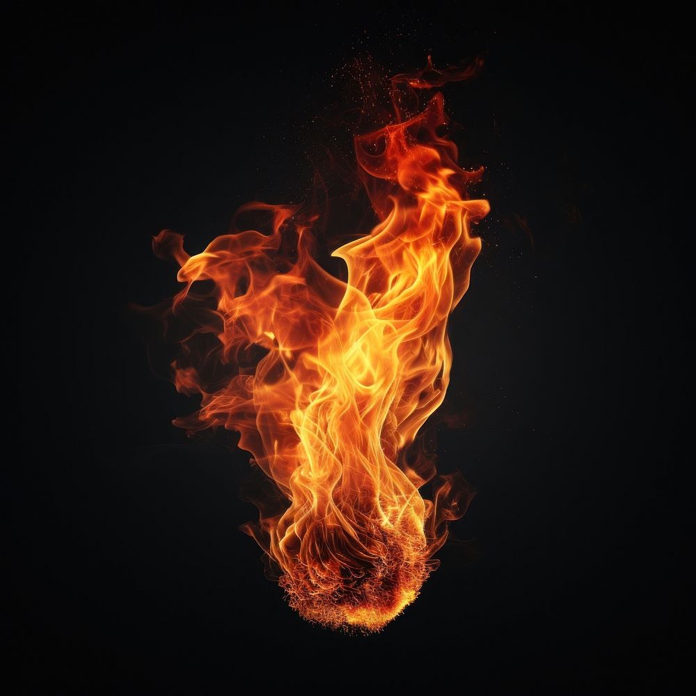 Flame spark bonfire illuminated exploding. | Premium Photo - rawpixel