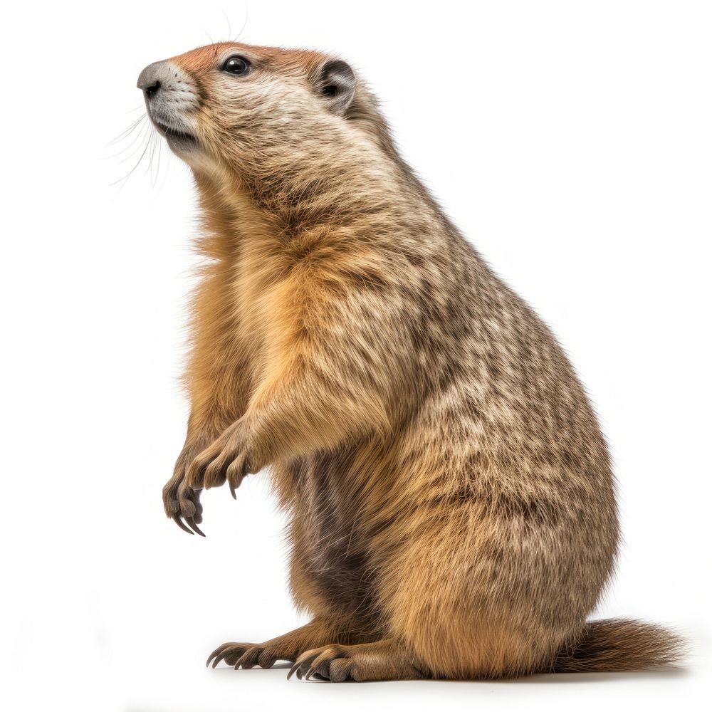Woodchuck wildlife animal mammal. | Free Photo - rawpixel