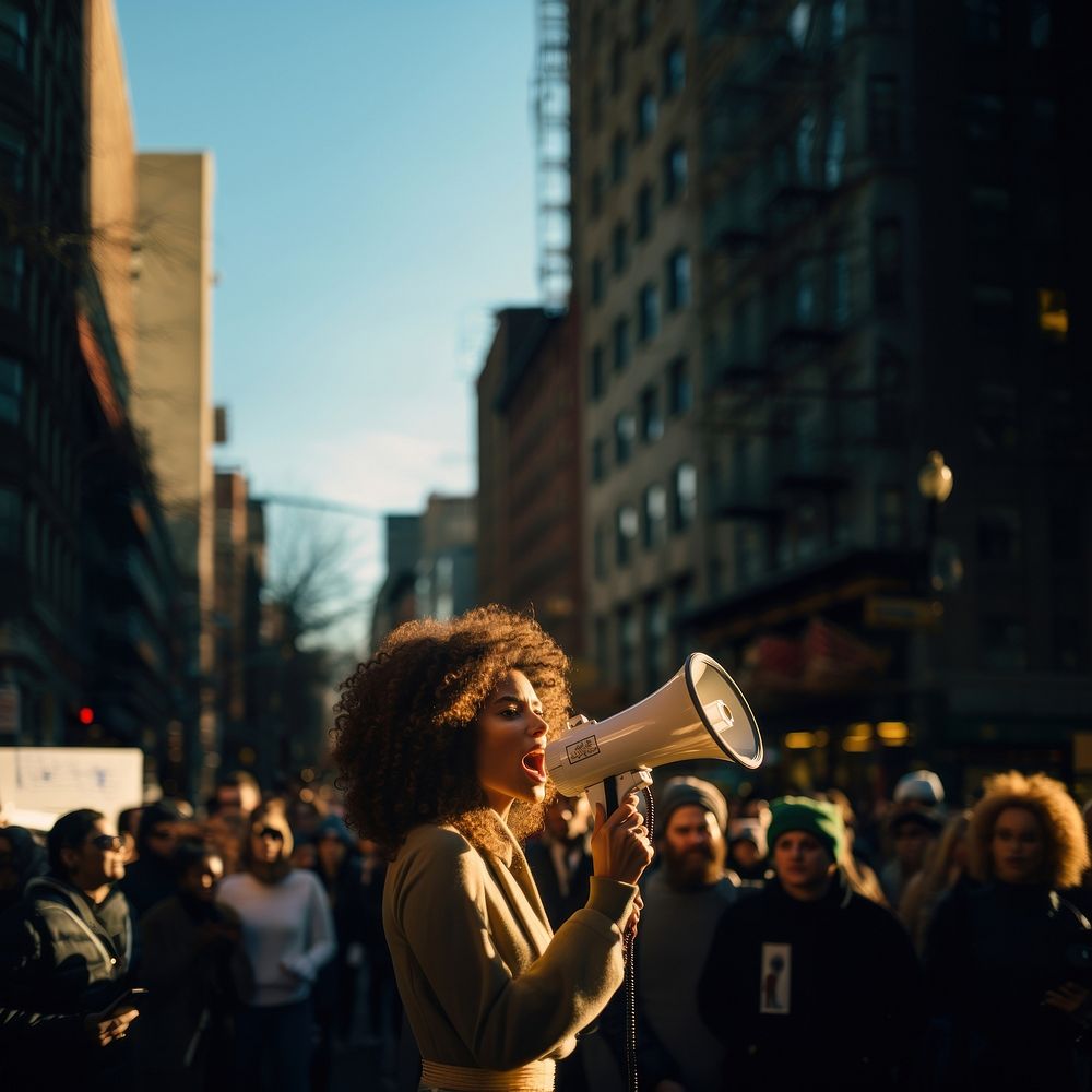 Shouting protest female people. | Free Photo - rawpixel