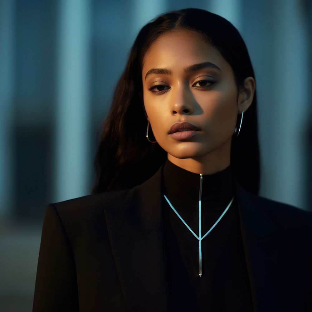 Minimal jewelry photography portrait neck. | Premium Photo - rawpixel