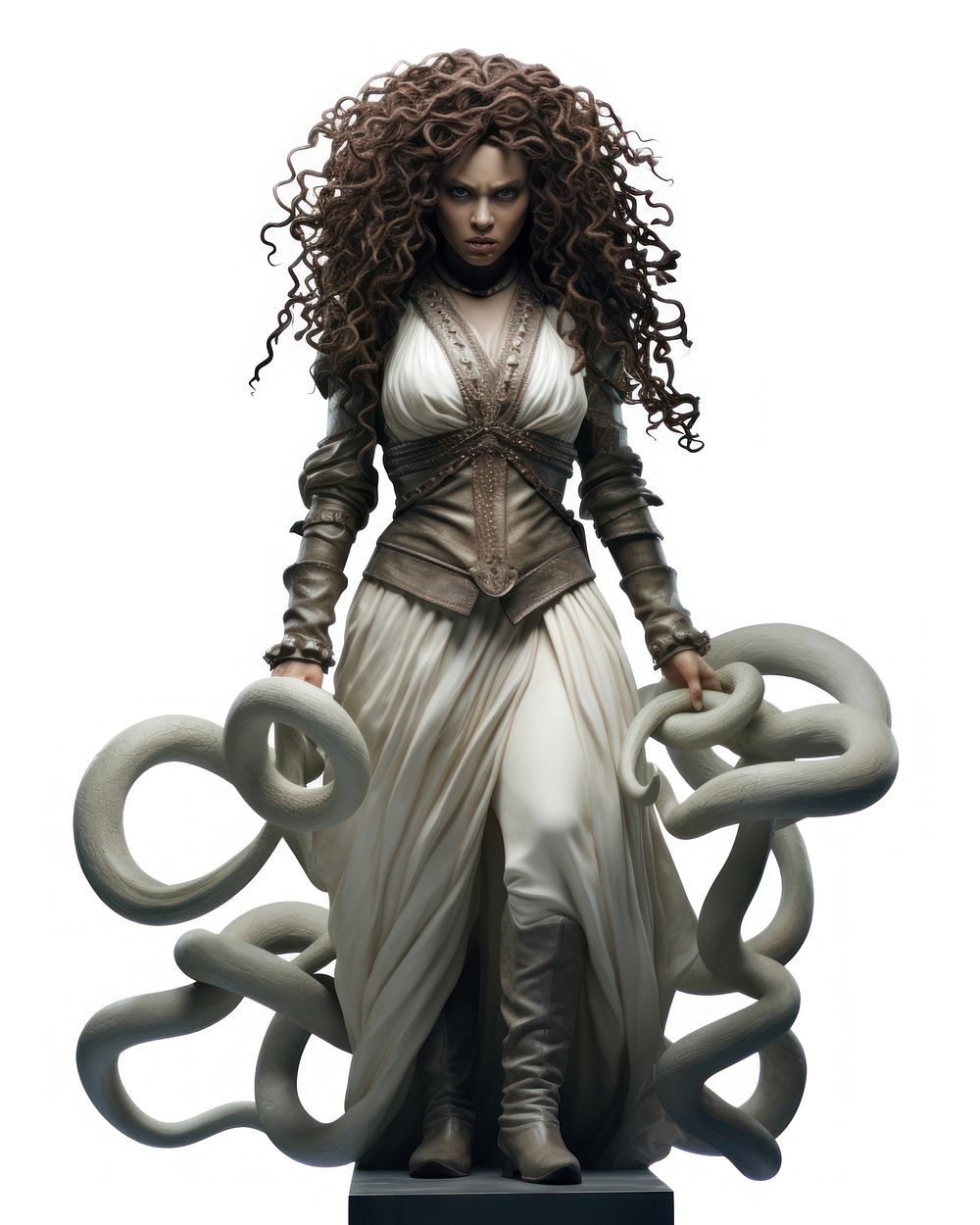 Medusa angry standing adult white | Premium Photo - rawpixel