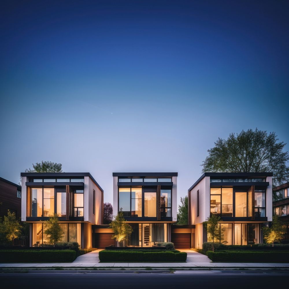 Houses architecture neighborhood building. | Premium Photo - rawpixel