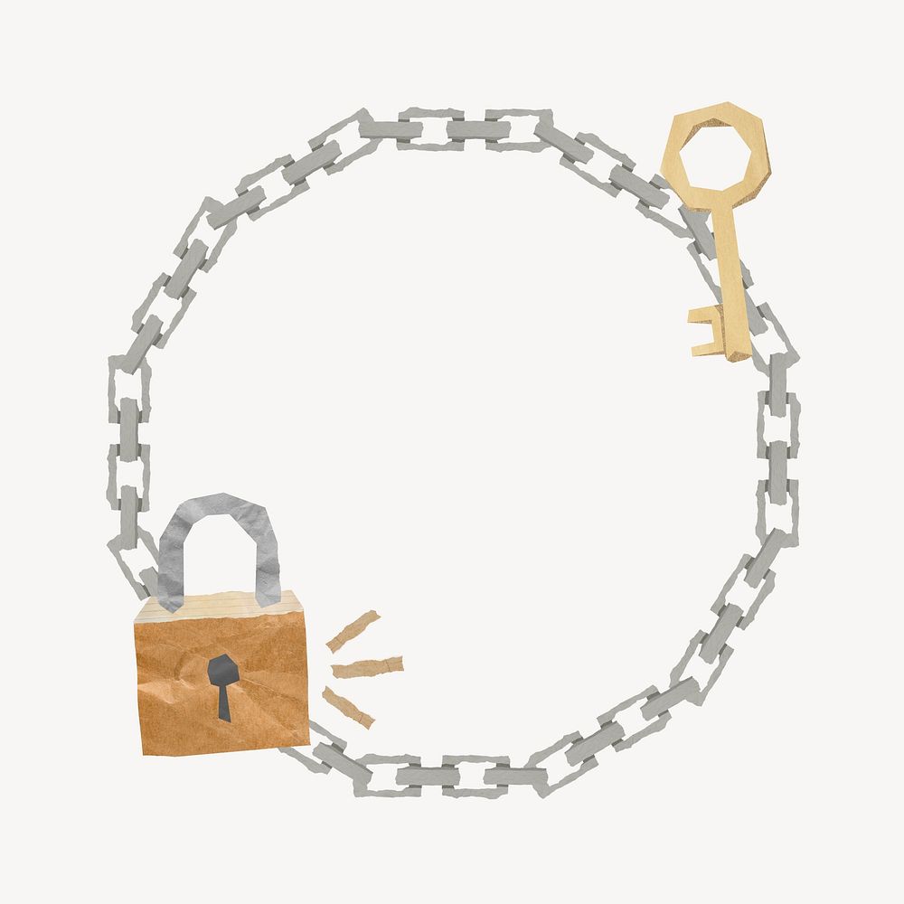 Lock and key frame, creative | Free Photo Illustration - rawpixel
