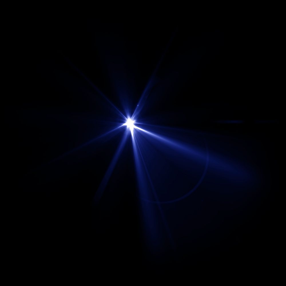 Blue sunburst lens flare effect | Free Photo - rawpixel