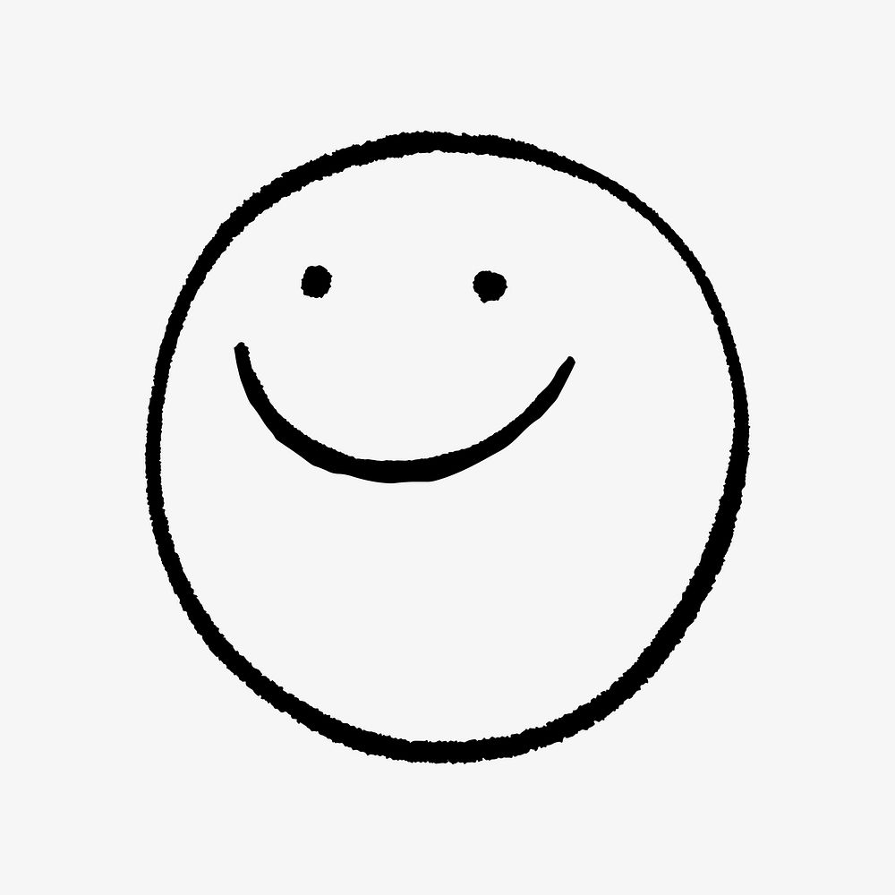 Happy face icon doodle illustration | Free Vector - rawpixel