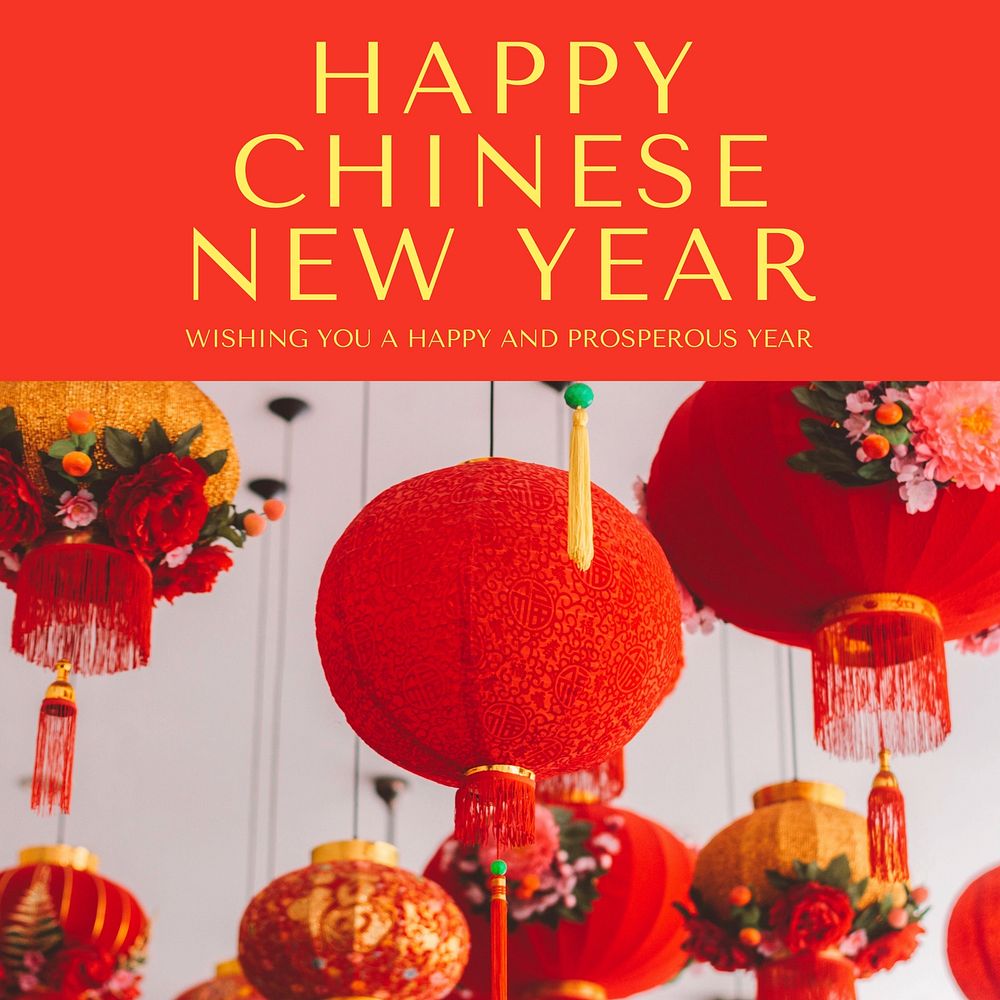 Chinese new year Instagram post | Free Photo - rawpixel