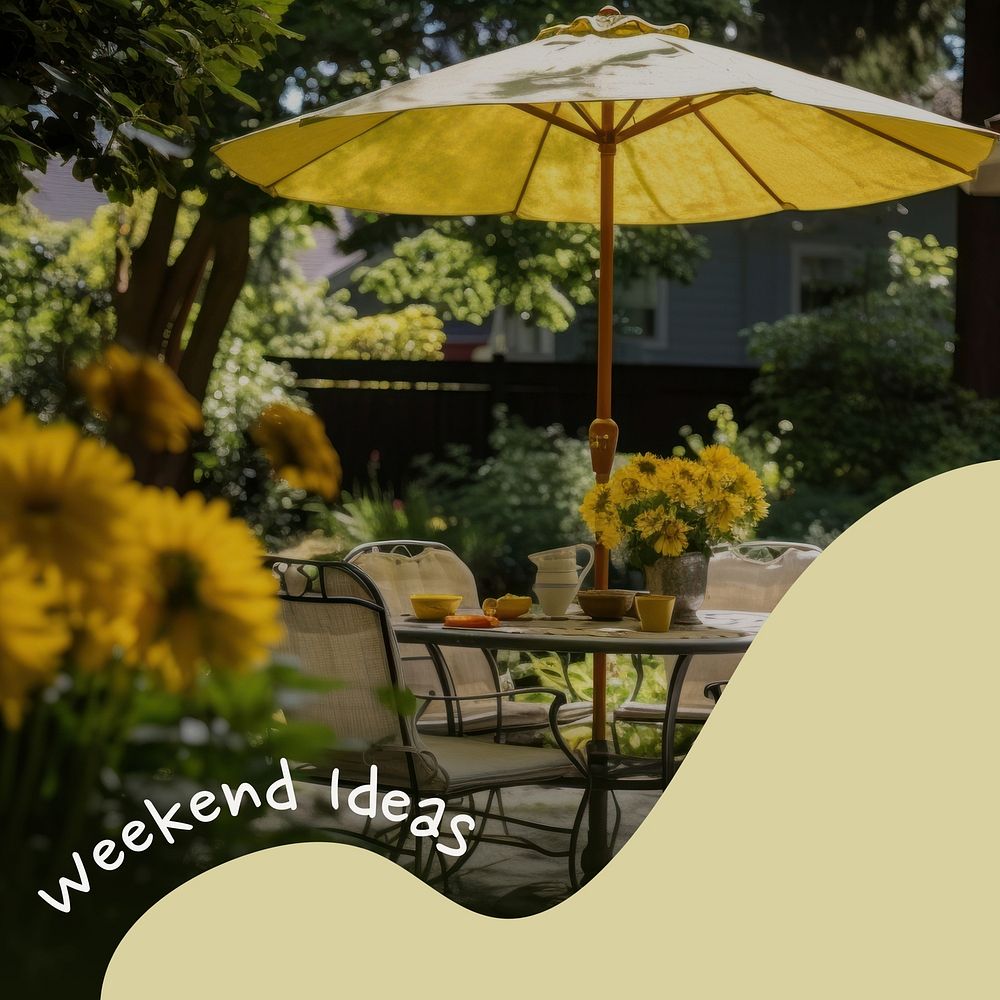 Weekend ideas Instagram post template | Free Photo - rawpixel