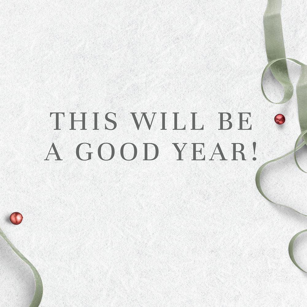 This'll be good year Instagram | Free Photo - rawpixel