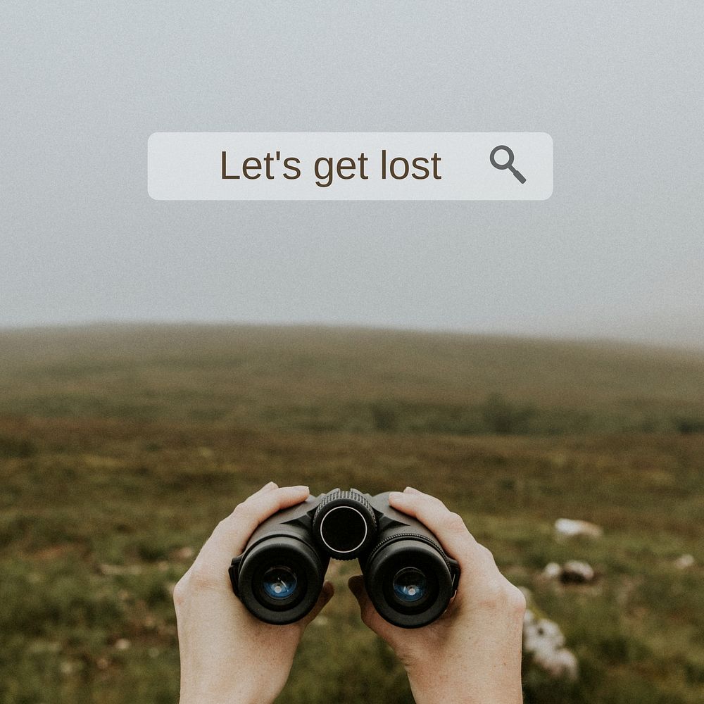 Let's get lost Instagram post | Free Photo - rawpixel