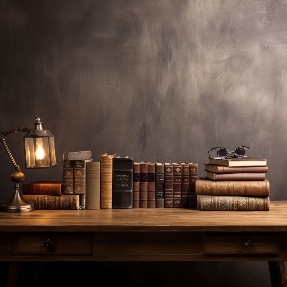 Background study table books publication | Premium Photo - rawpixel