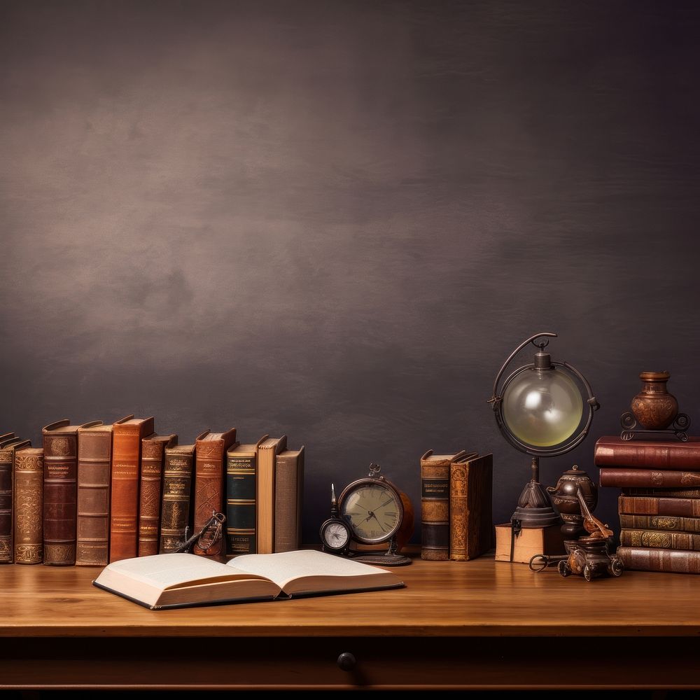 Background study table books publication | Premium Photo - rawpixel
