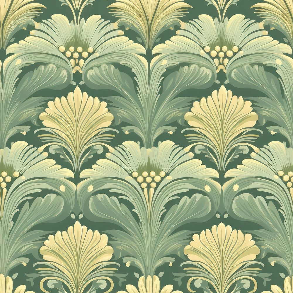 Vintage pattern muted green backgrounds | Premium Photo Illustration ...