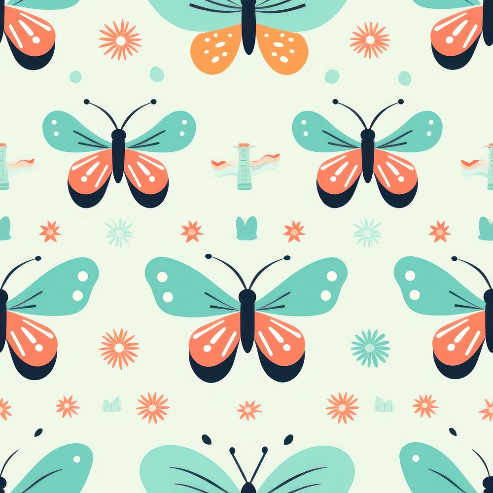 Smiling butterfly pattern backgrounds insect | Free Photo Illustration ...