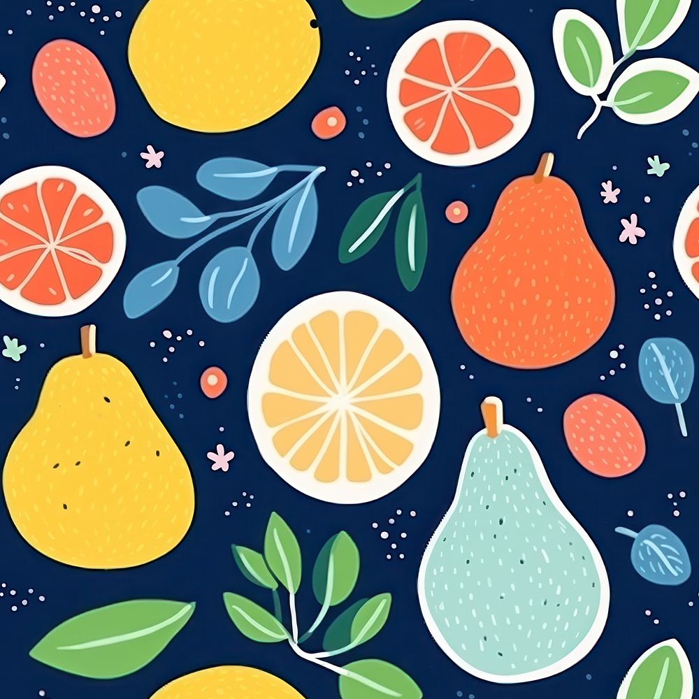 Fruits pattern grapefruit plant. AI | Premium Photo Illustration - rawpixel