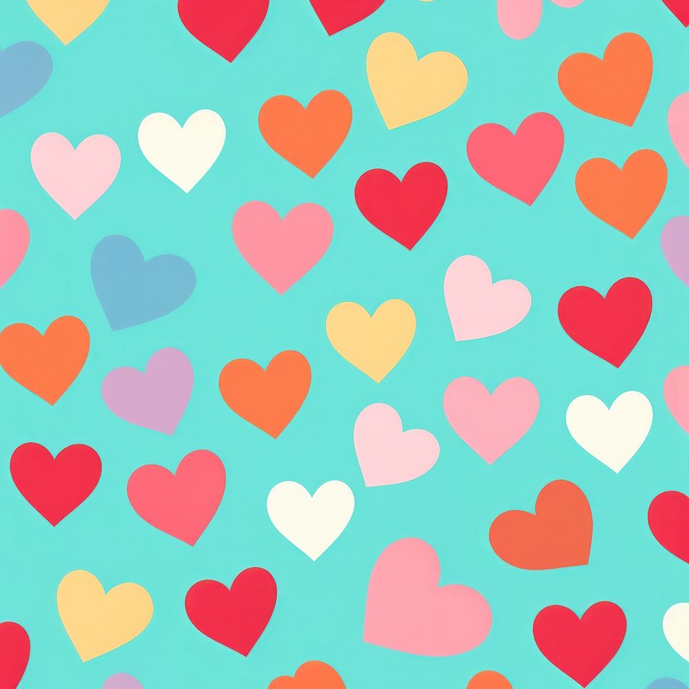 Heart pattern backgrounds creativity. AI | Premium Photo Illustration ...