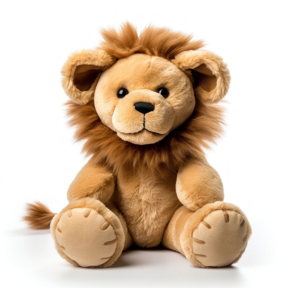 Cute lion animal plush toy. | Free Photo - rawpixel