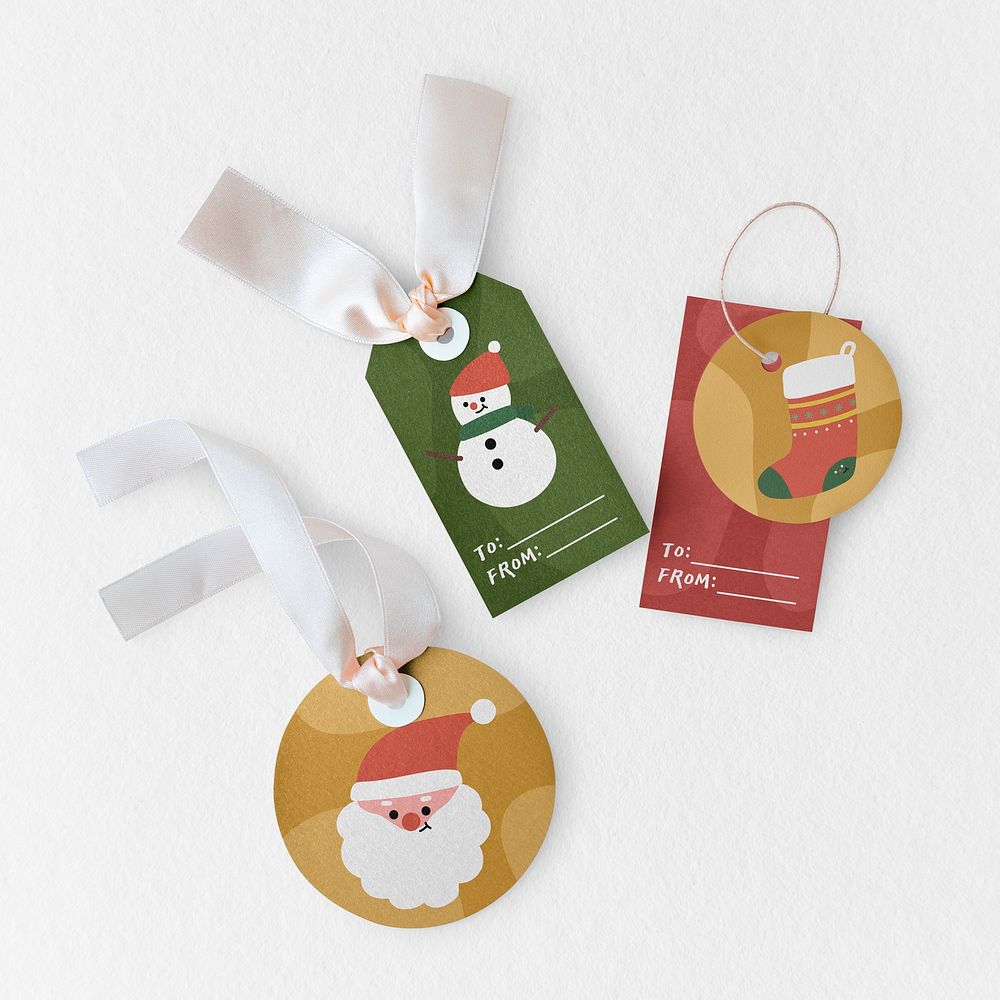 Christmas gift label | Free Photo - rawpixel
