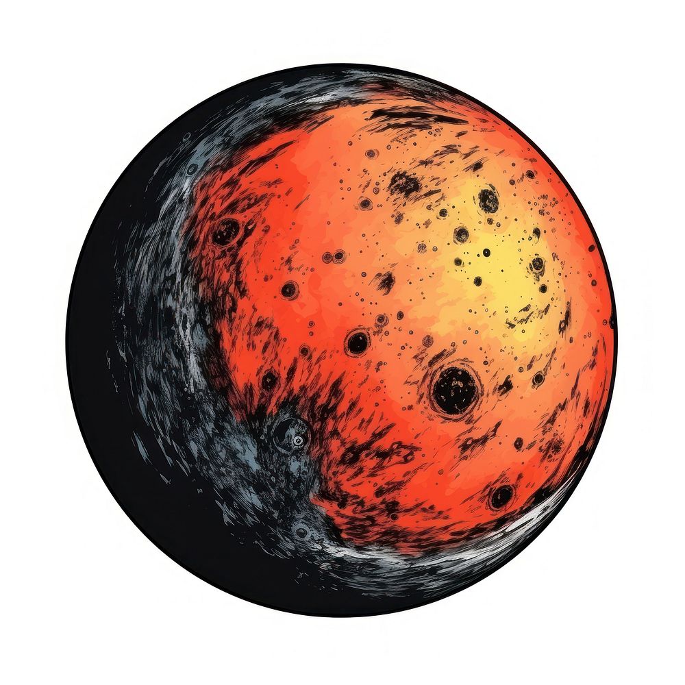 Moon sphere astronomy universe space. | Free Photo Illustration - rawpixel