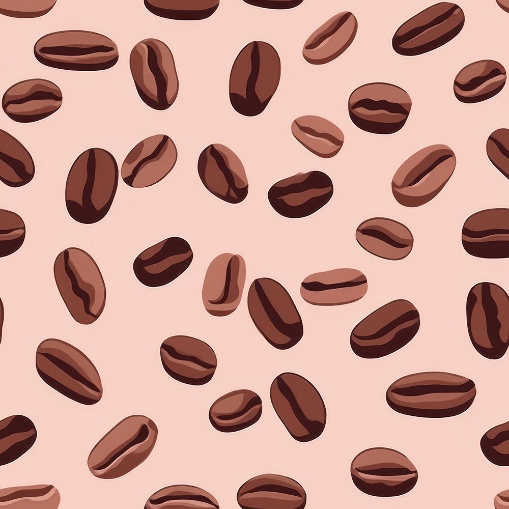 Coffee bean backgrounds pattern coffee | Premium Photo Illustration ...