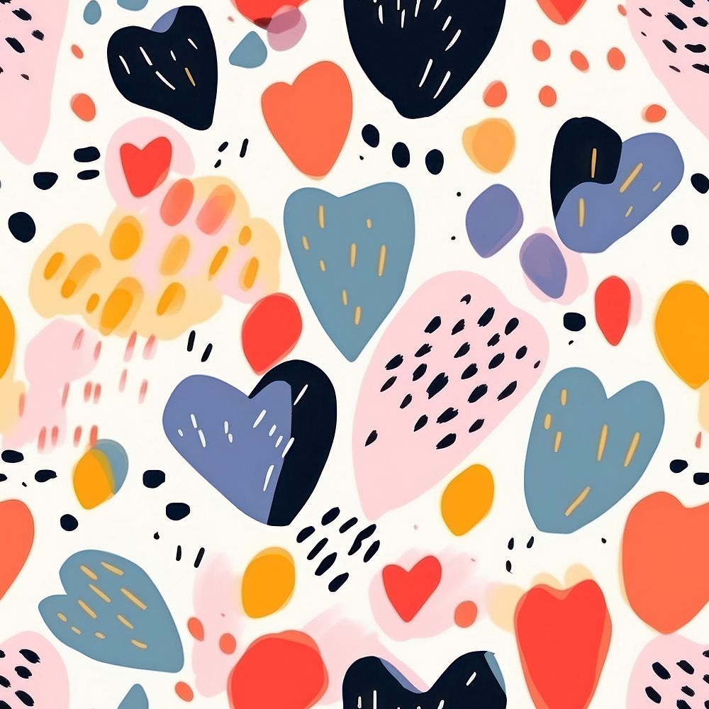 Heart pattern abstract backgrounds. AI | Premium Photo Illustration ...