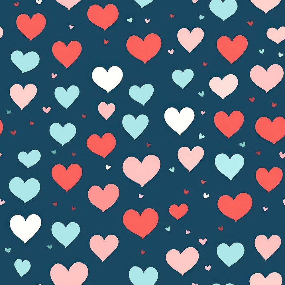 Heart pattern heart backgrounds. AI | Free Photo Illustration - rawpixel