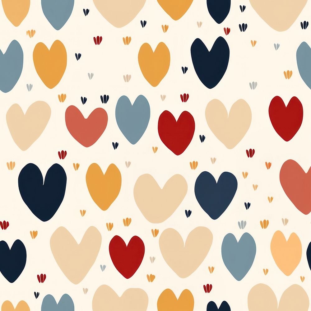 Heart pattern backgrounds creativity. AI | Premium Photo Illustration ...