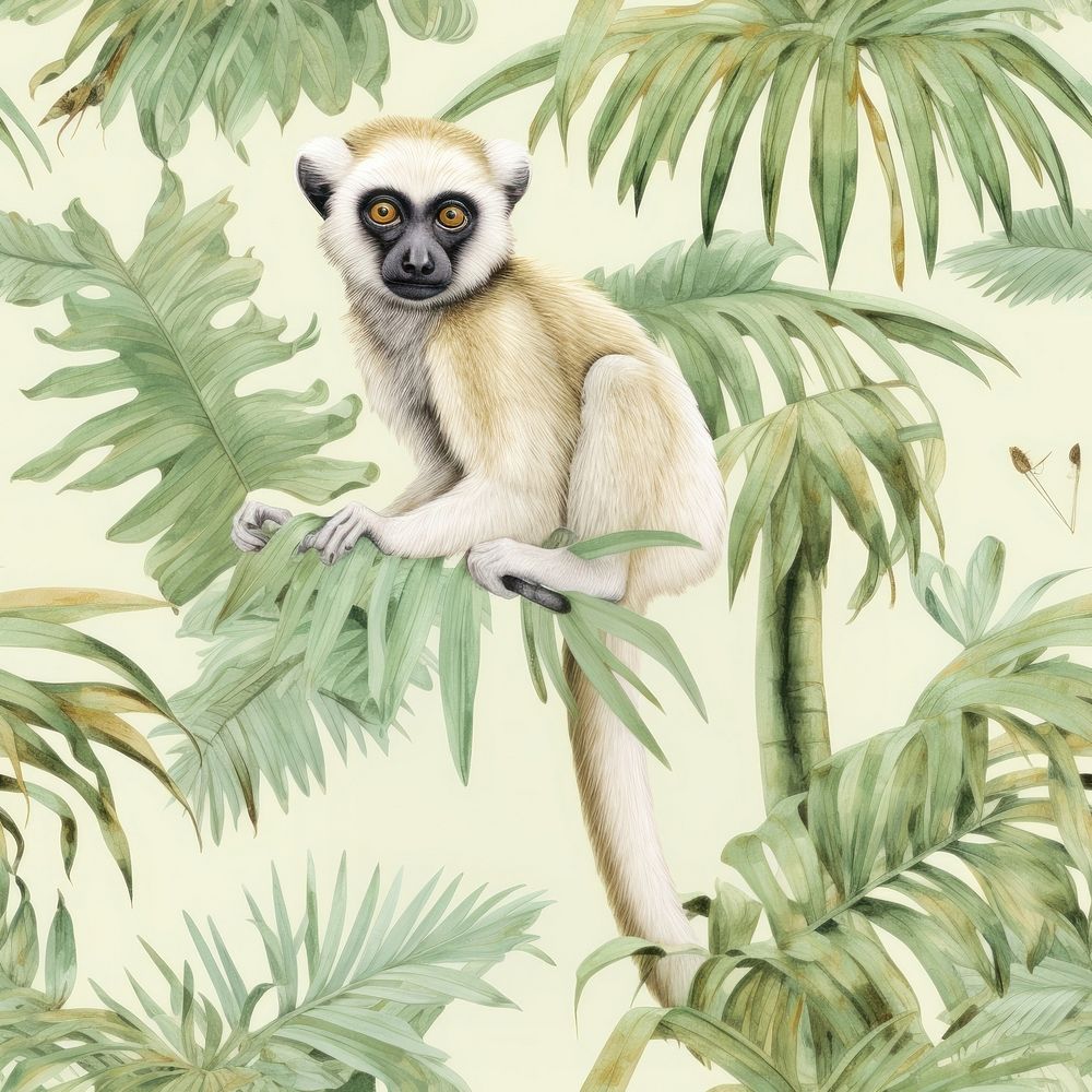 Lemur wild animal plant wildlife | Free Photo Illustration - rawpixel