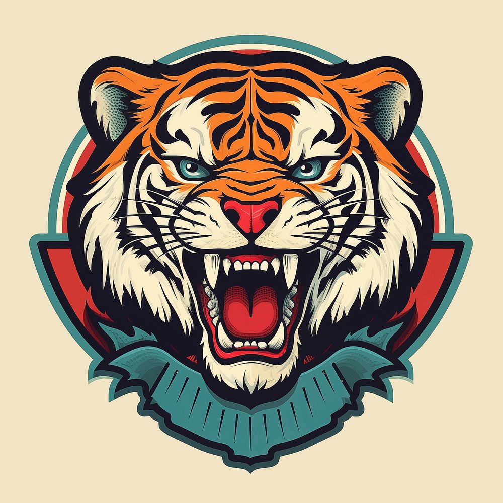 Tiger creativity carnivora wildlife | Free Photo Illustration - rawpixel