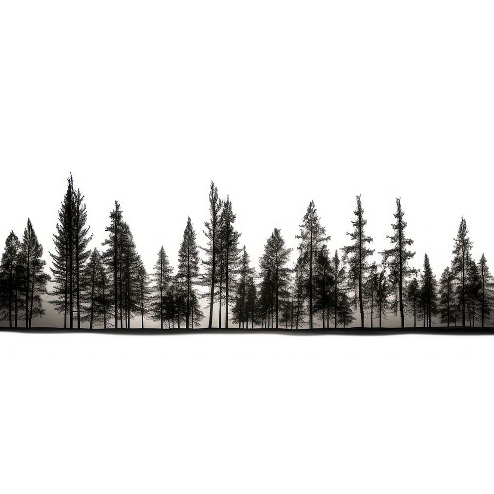 Black shadow pine trees Panorama | Premium Photo - rawpixel