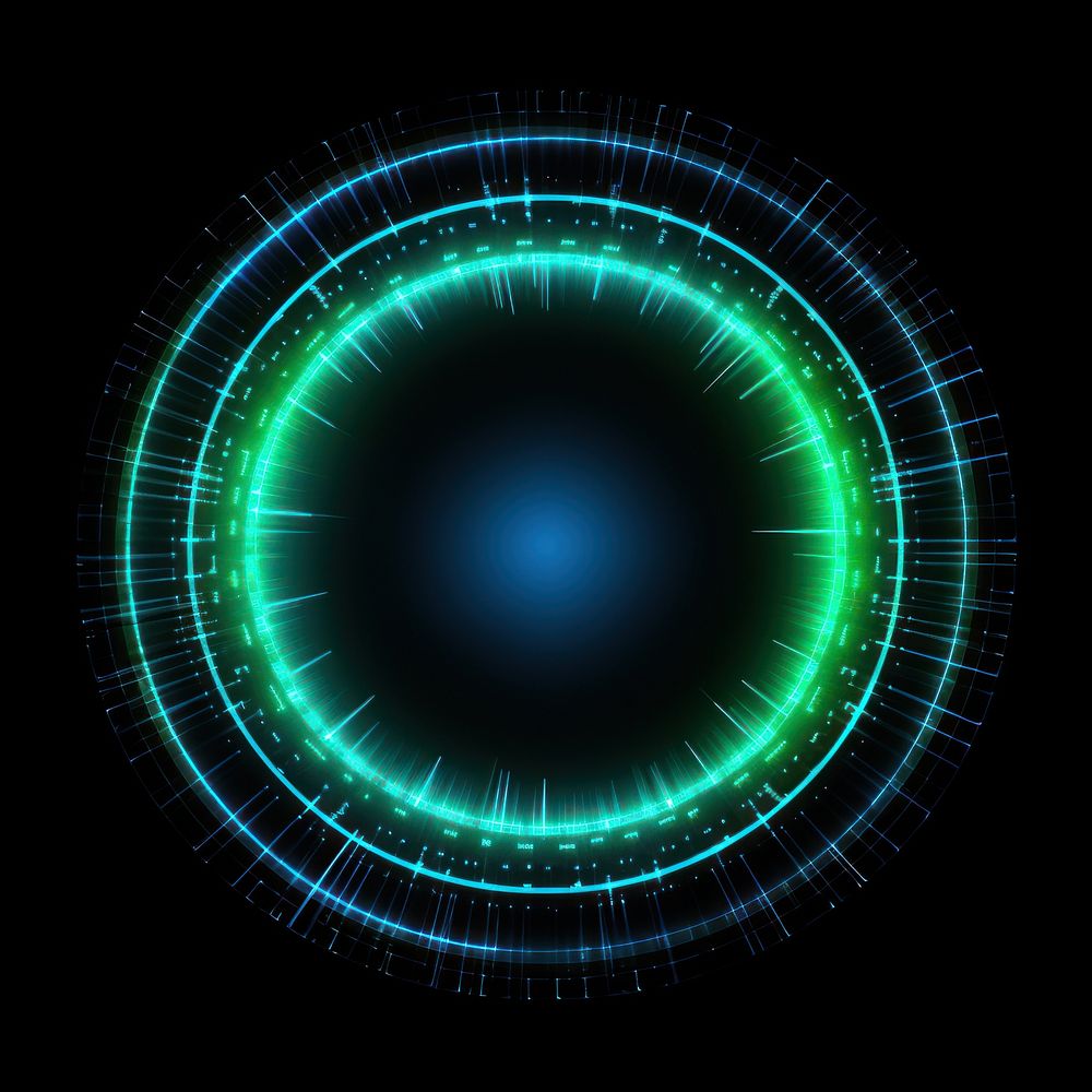 Circle shape light backgrounds technology. | Free Photo Illustration ...
