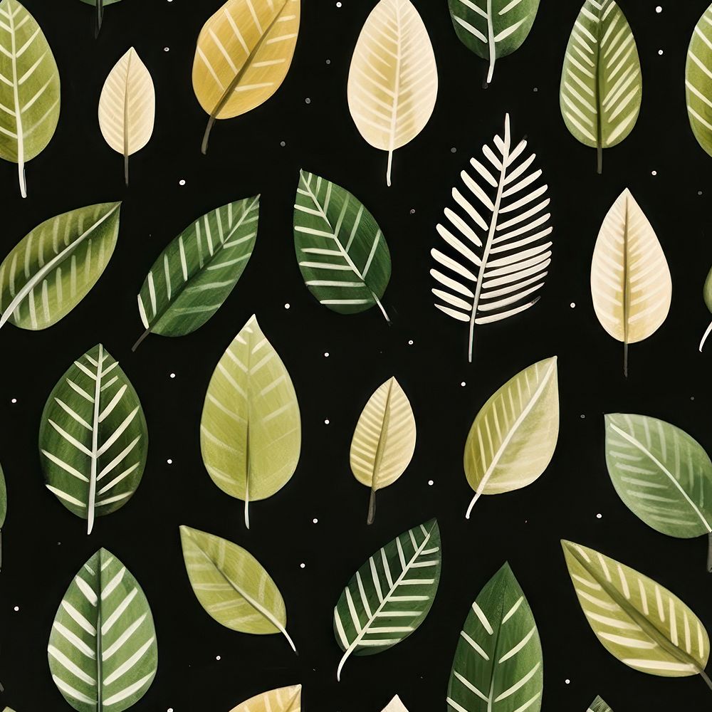 Leaf pattern backgrounds plant. AI | Premium Photo Illustration - rawpixel