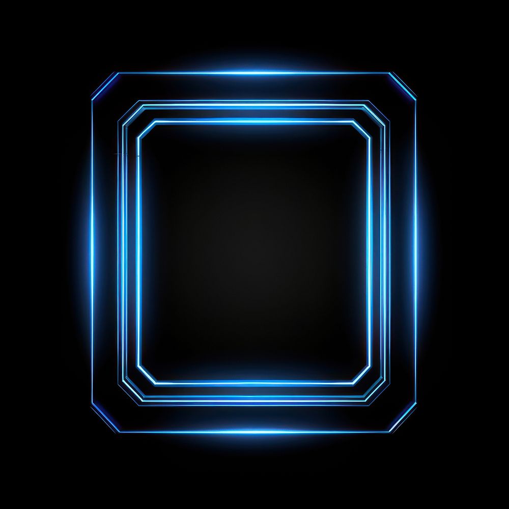 Square shape light technology blue. | Free Photo Illustration - rawpixel