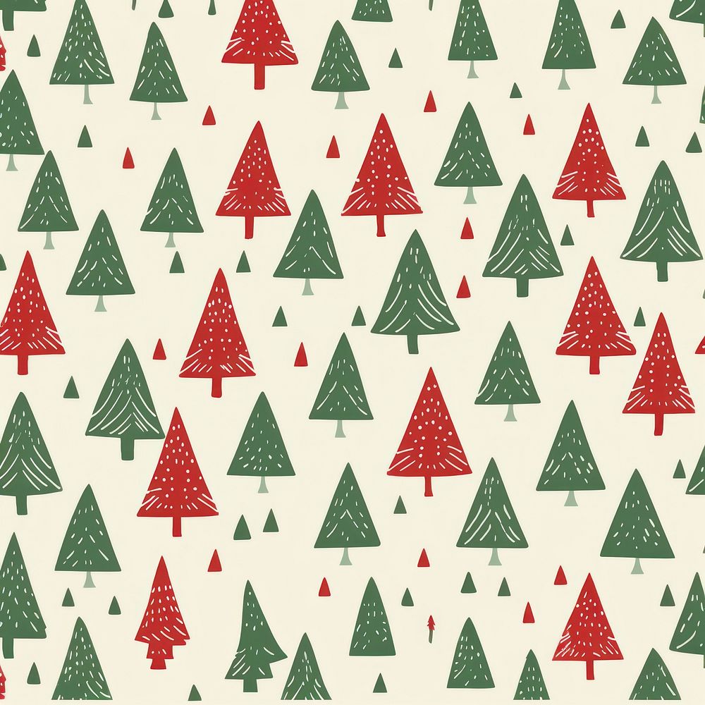 Christmas tree pattern backgrounds celebration. | Free Photo ...