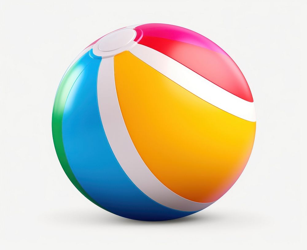 Colorful beach ball sphere sports | Free Photo - rawpixel
