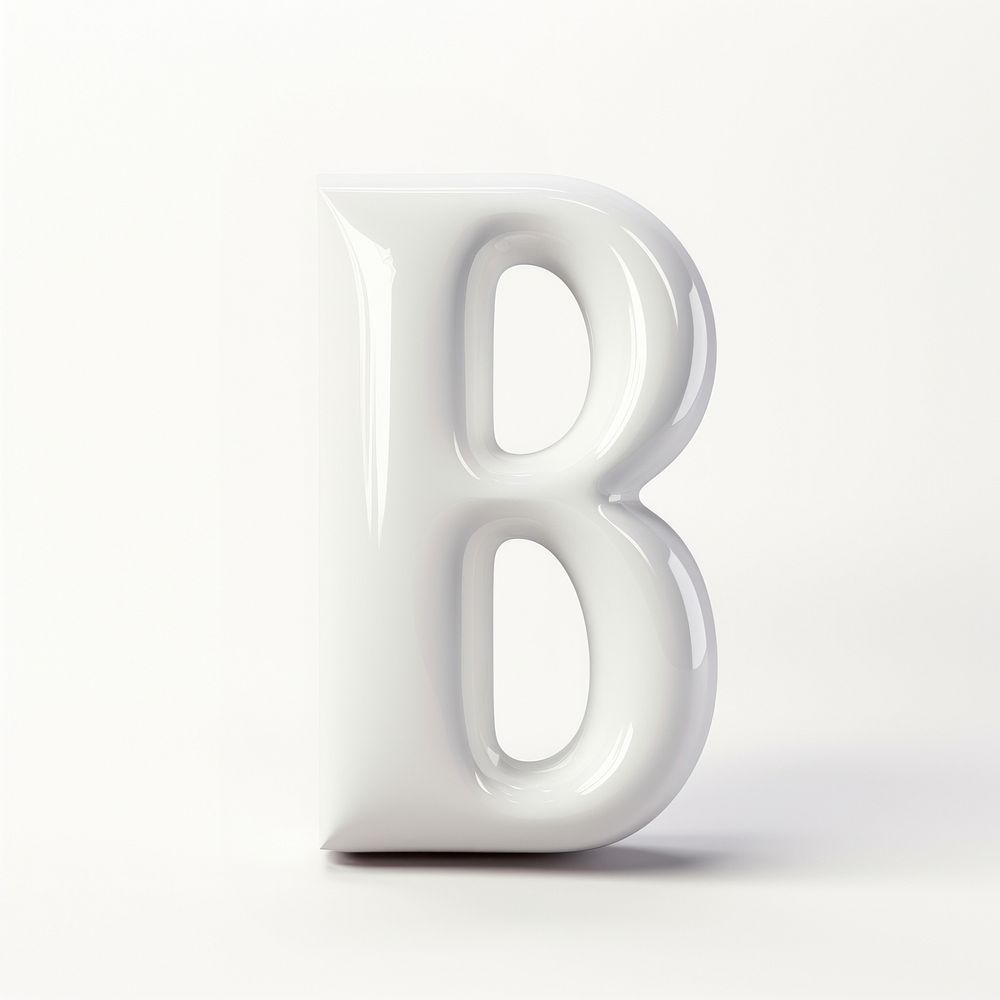 Letter B shape alphabet number | Free Photo Illustration - rawpixel