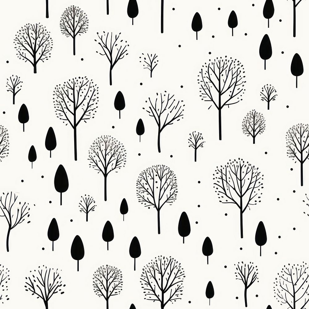 Tree pattern backgrounds . AI | Free Photo Illustration - rawpixel