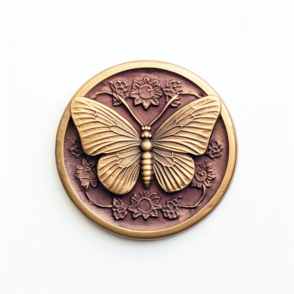 Butterfly locket money coin. | Free Photo - rawpixel