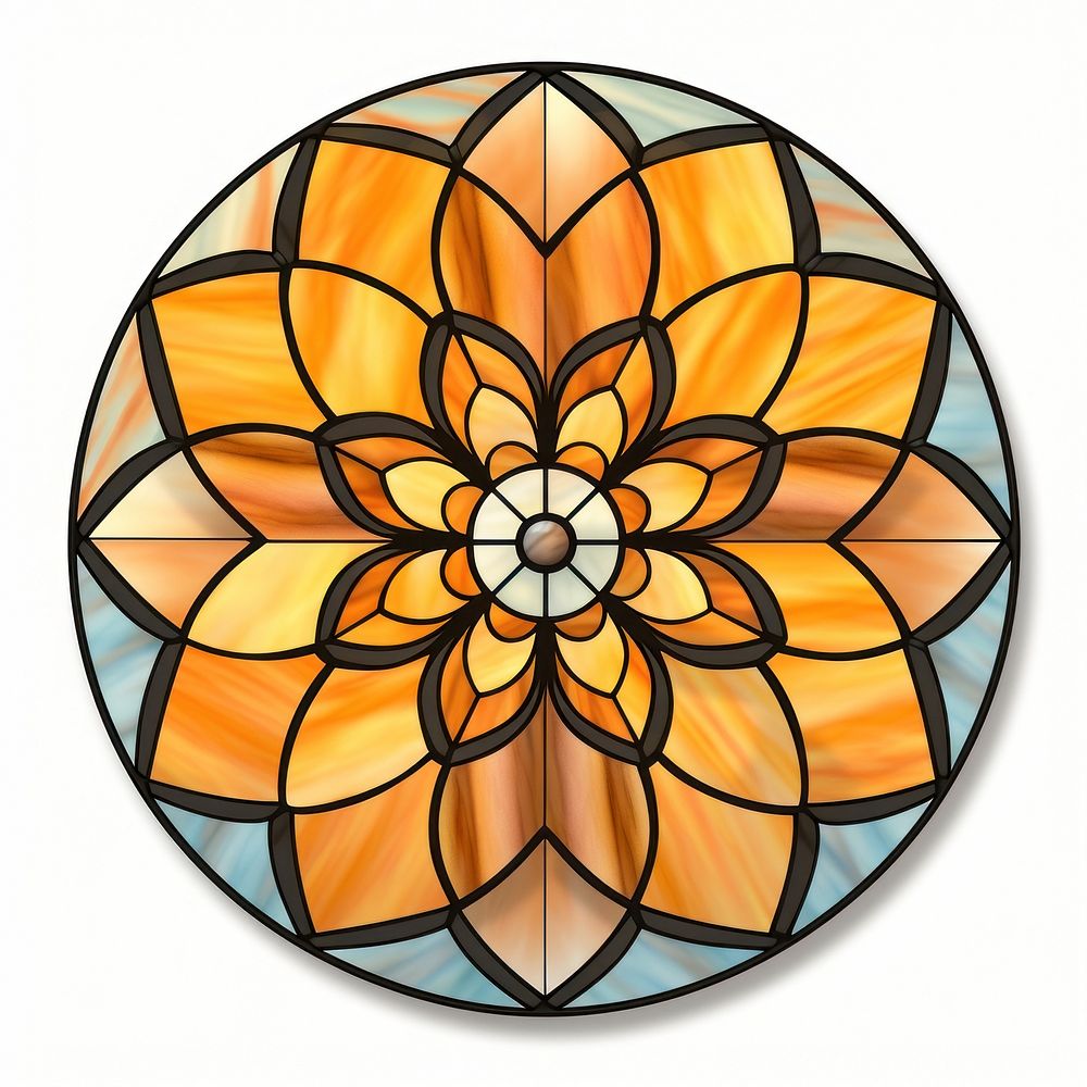 Glass Marigold flower shape art. | Free Photo Illustration - rawpixel