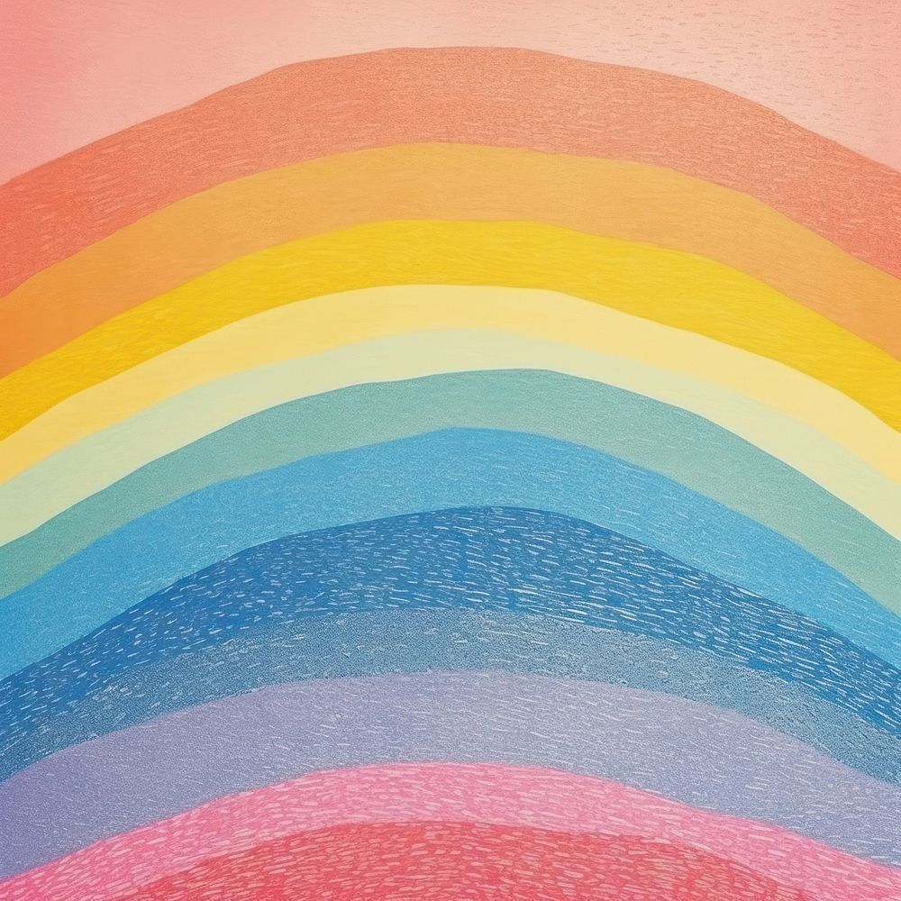 Rainbow painting pattern art. | Premium Photo Illustration - rawpixel
