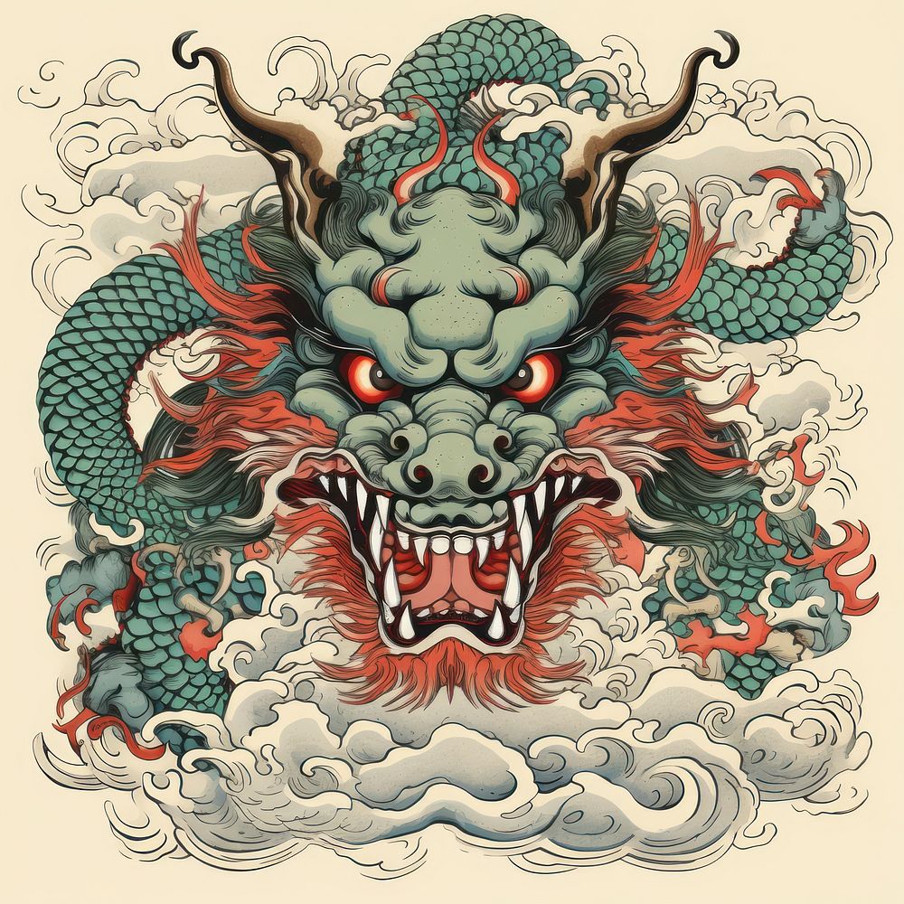Monster dragon art representation. | Free Photo Illustration - rawpixel
