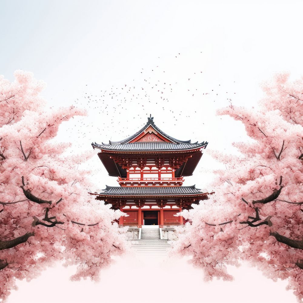 Architecture building blossom flower. | Premium Photo - rawpixel