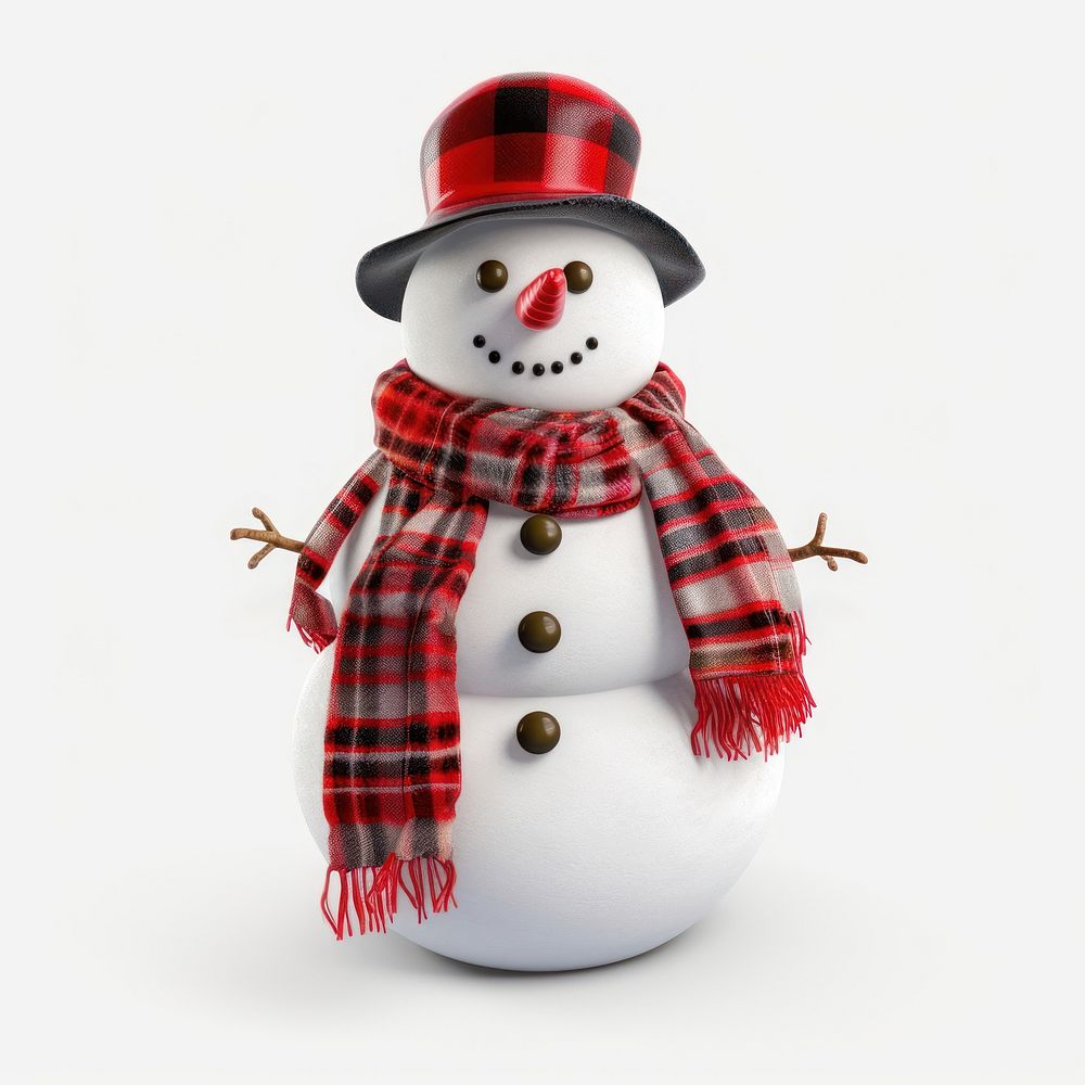 Snowman wearing christmas outfit winter | Free Photo - rawpixel