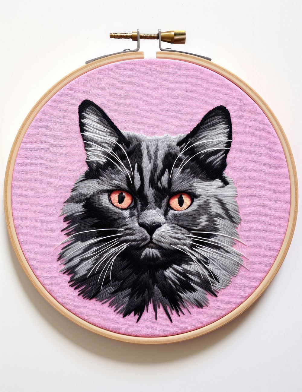 Embroidery portrait pattern accessories. AI | Premium Photo - rawpixel
