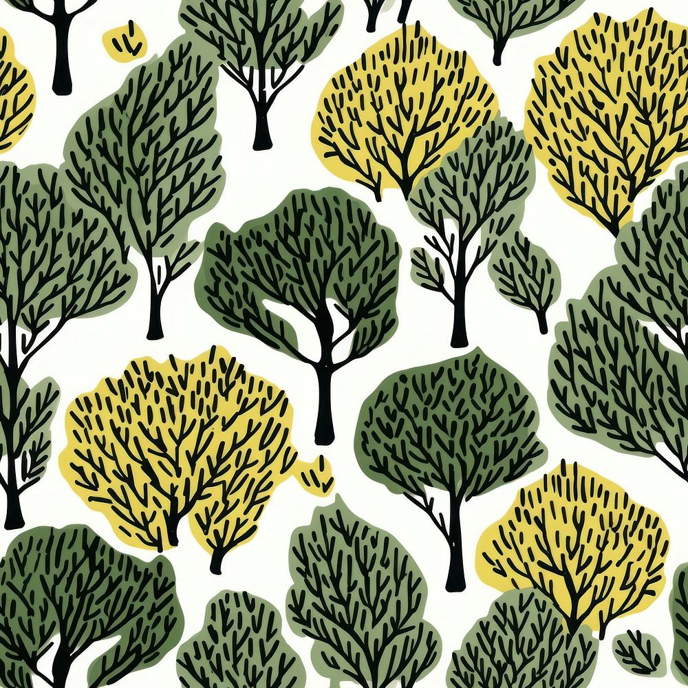 Tree pattern plant leaf. | Premium Photo Illustration - rawpixel