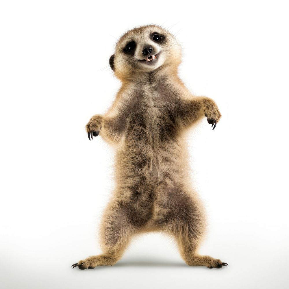 Happy smiling dancing meerkat wildlife | Free Photo - rawpixel